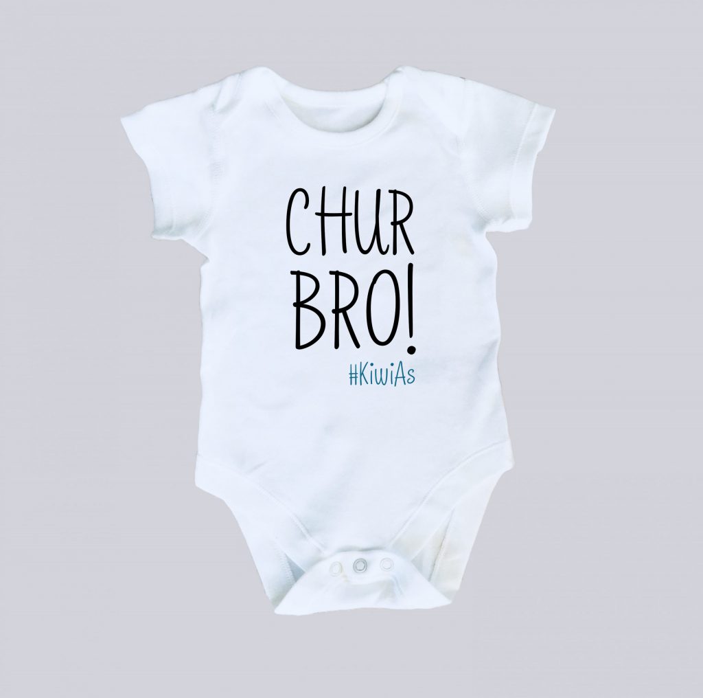 Chur Bro! - Personalised Baby Onesie | Cheeky Monkeys
